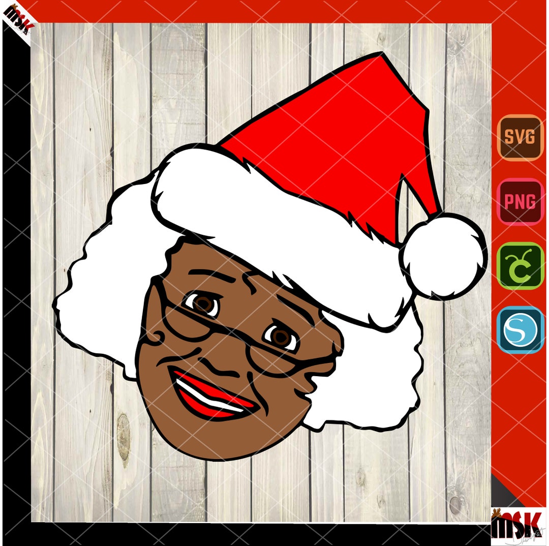 Black Mrs Clause, Christmas, Santa's Wife, Svg, Png, Female, Lady - Etsy