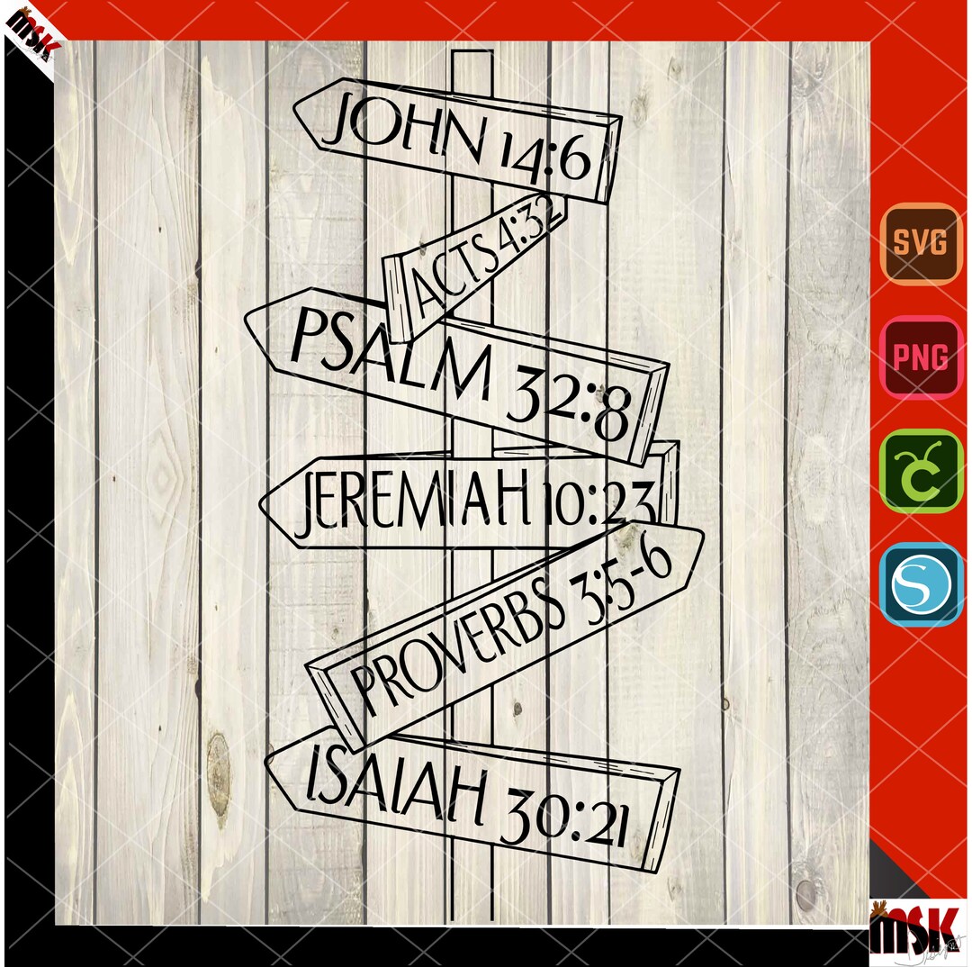 Scripture Signs, Svg, Png, Biblical, Spiritual - Etsy