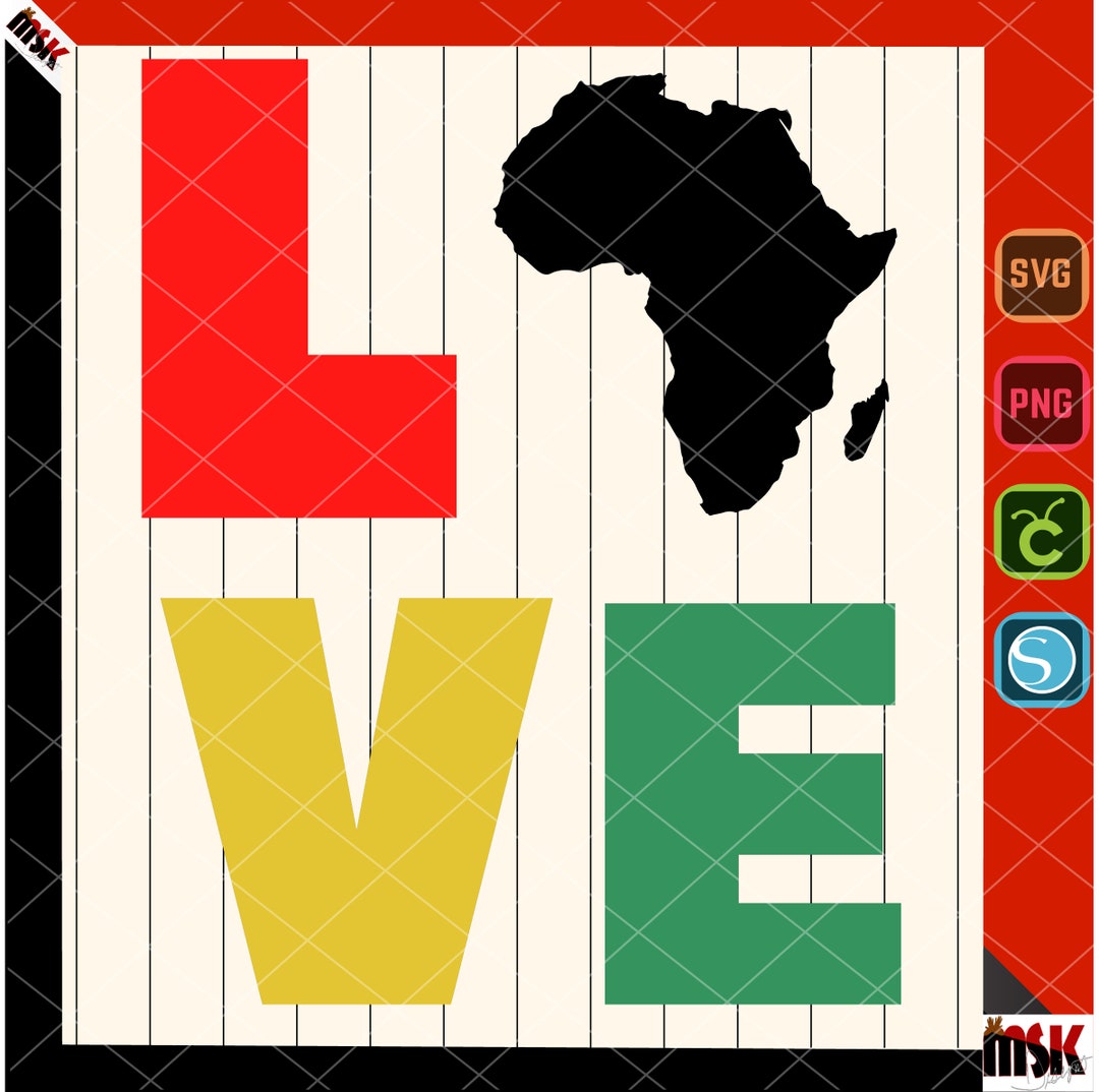 Love My Black History, African American, Png,svg - Etsy