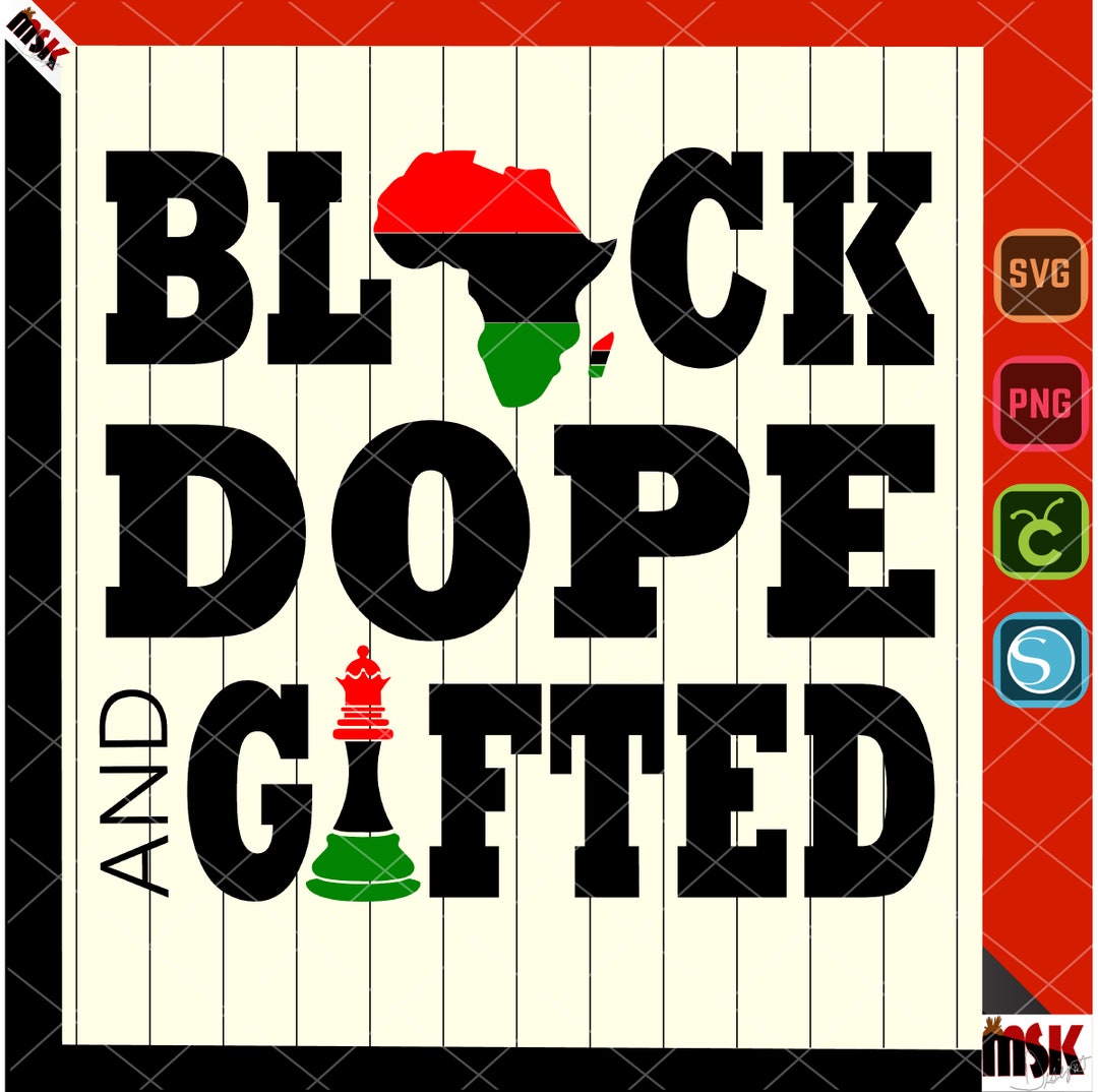 Dope negro y reina dotada, svg, png - Etsy México