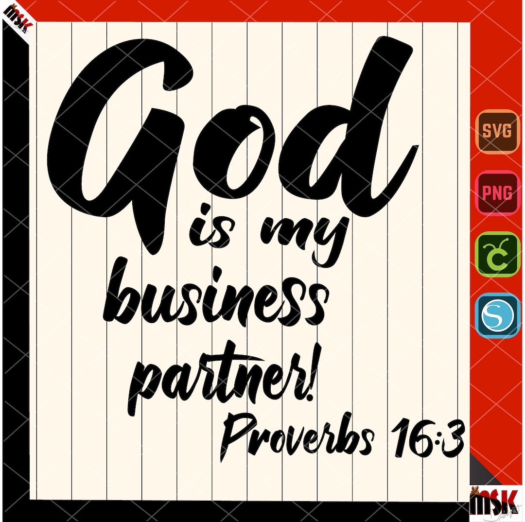 God, is My ,business Partner - Etsy