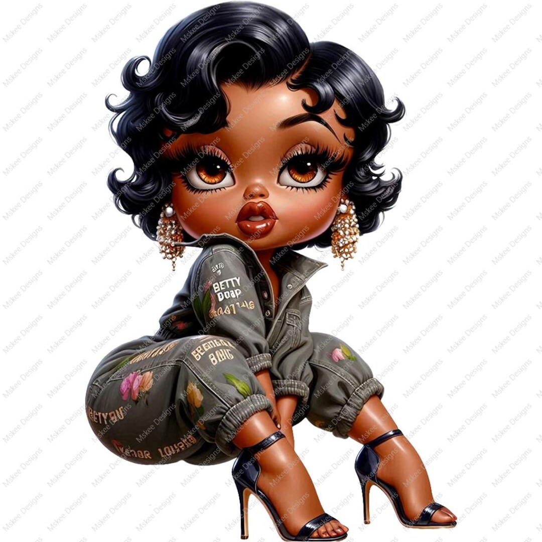 Baddie Boop, Classy, African American Woman, Melanin, Afro Boop ...