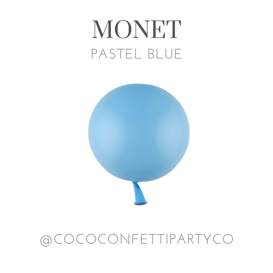 Monet Premium Latex Balloons, MATTE, Individual Balloons for Party ...