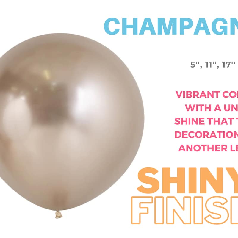 Champagne Balloon - Etsy