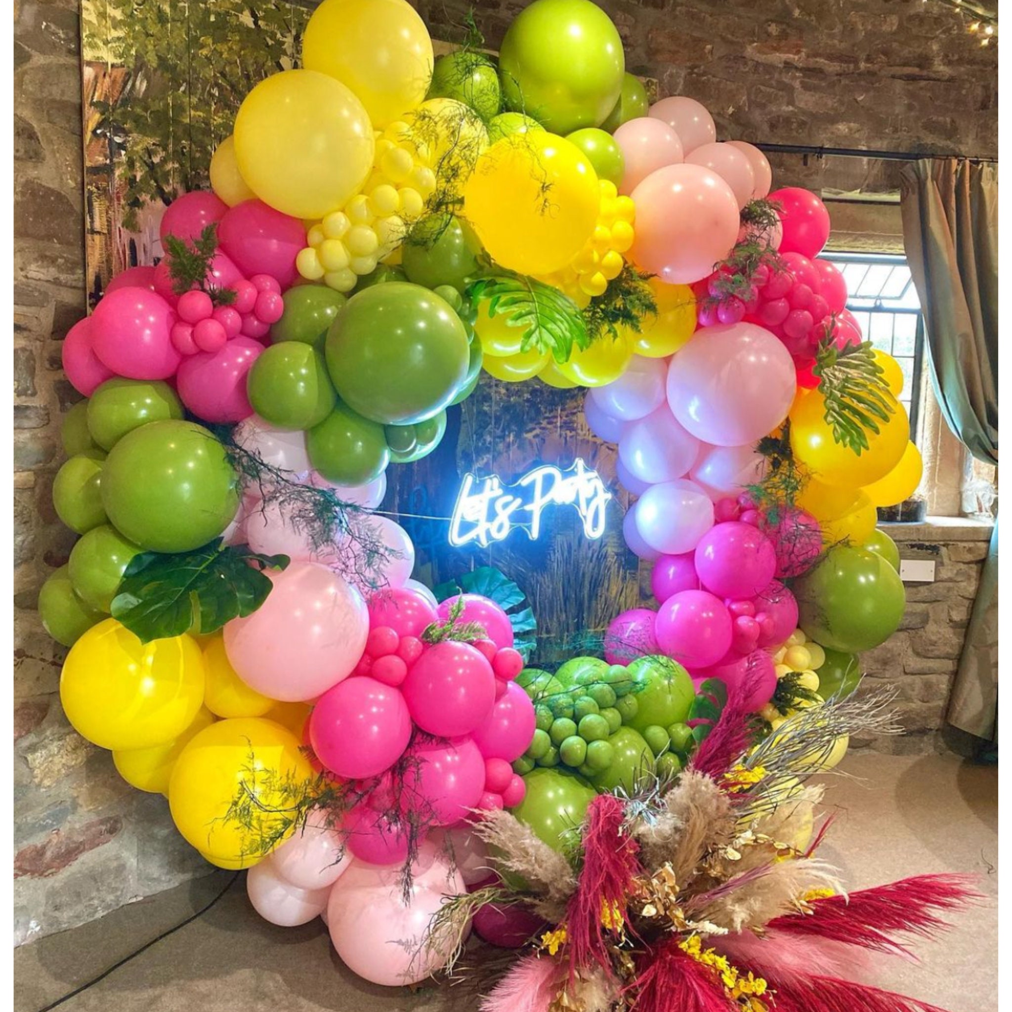 Aloha Balloon Garland Kit Flamingo Party Decoration - Etsy