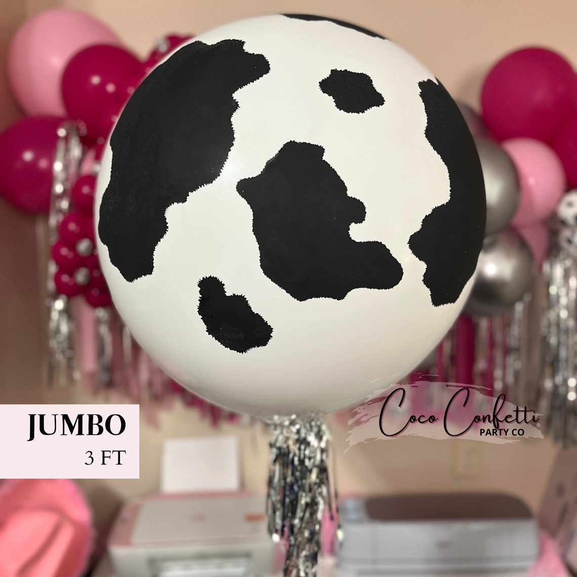 Cow Print Balloons A La Carte Balloon Bundle Holstein - Etsy