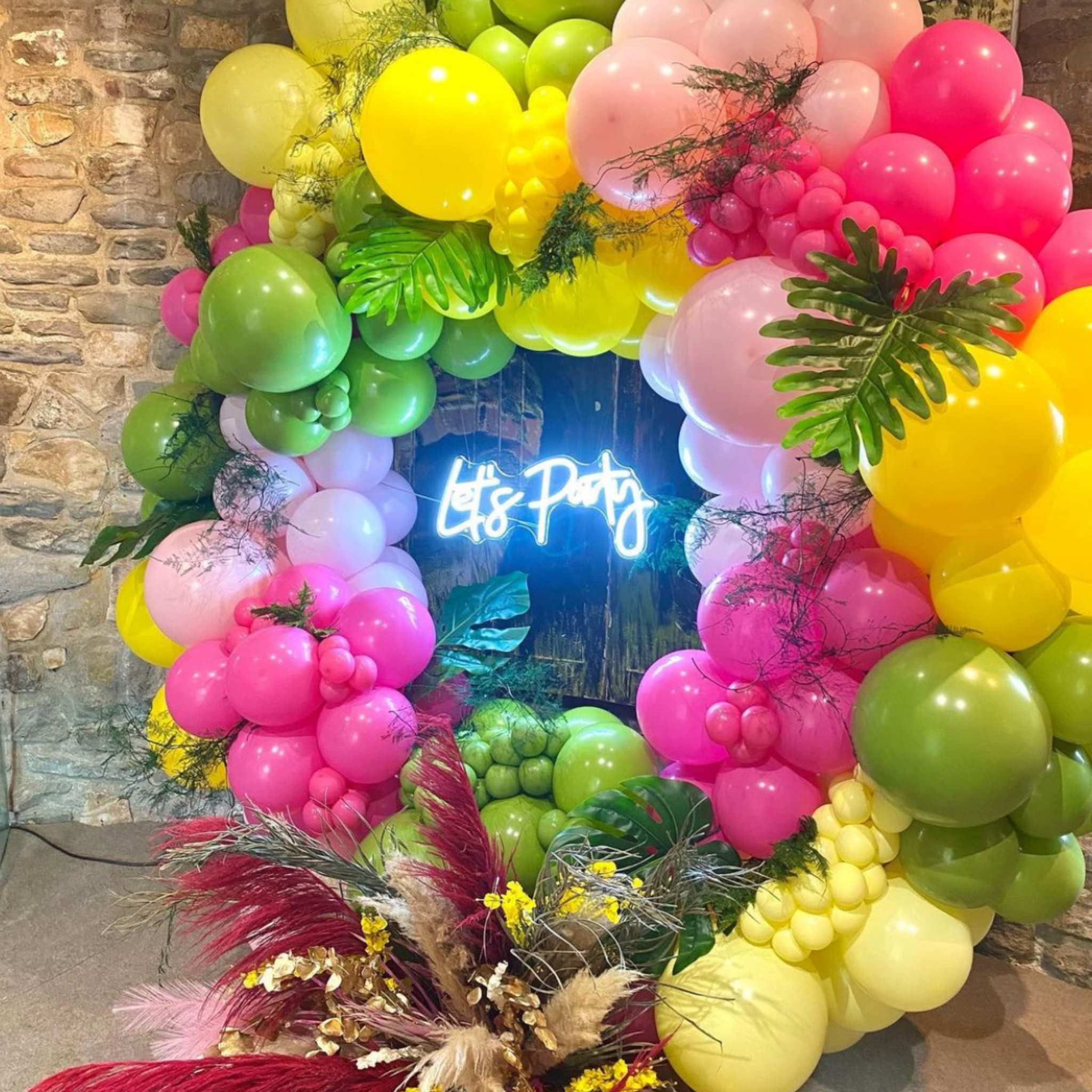 Aloha Balloon Garland Kit Flamingo Party Decoration - Etsy