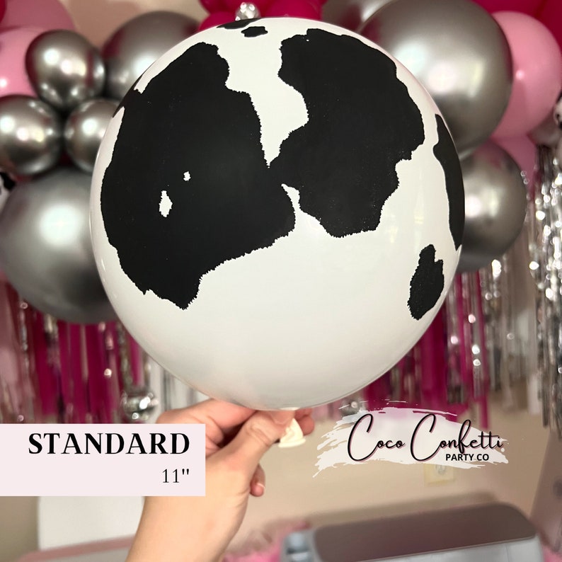 Cow Print Balloons A La Carte Balloon Bundle Holstein - Etsy