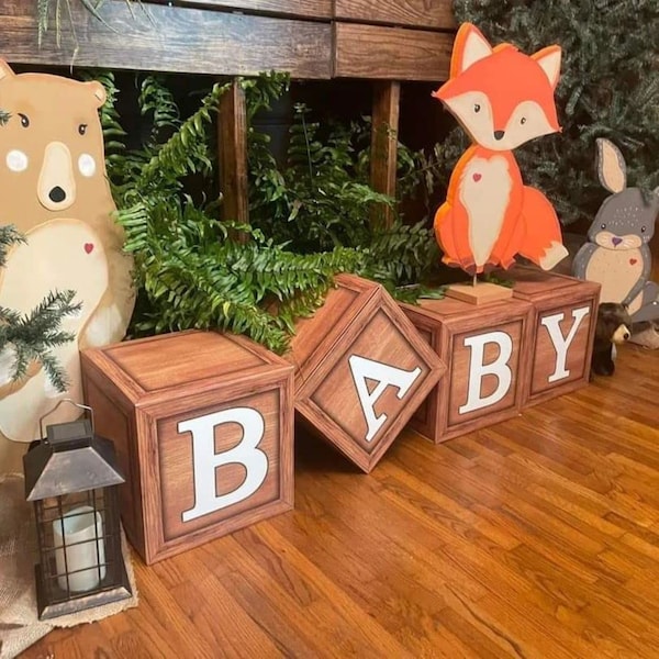 Rustic Baby Shower Decorations - Etsy