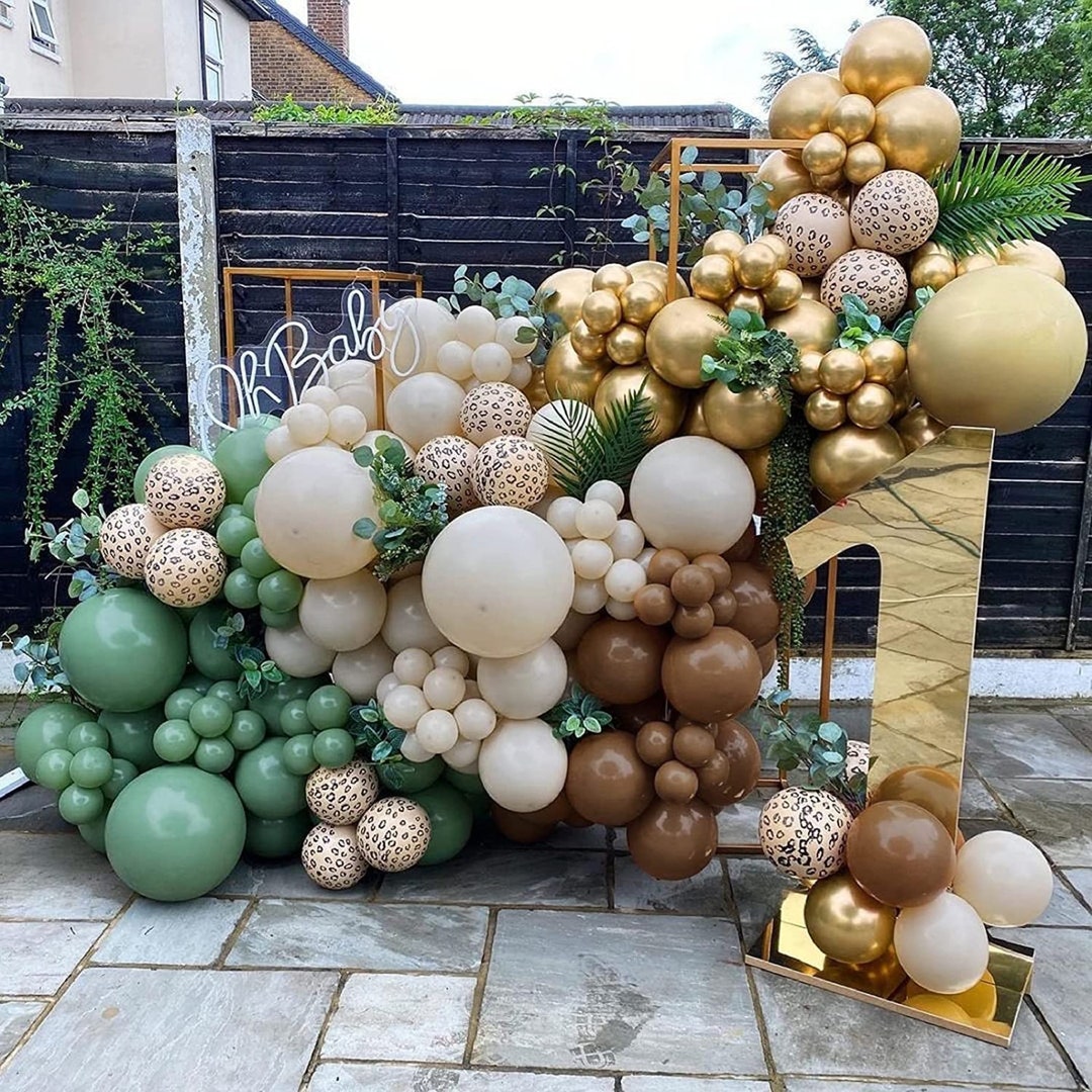 Wild One Balloon Garland Kit | Birthday, Baby Shower, Two Wild, Safari ...