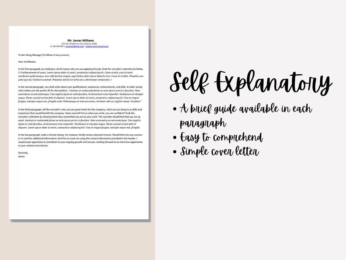 Canadian Resume Template Word, Canadian CV Template, Professional ...