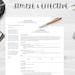 Canadian Resume Template Word, Canadian CV Template, Professional ...