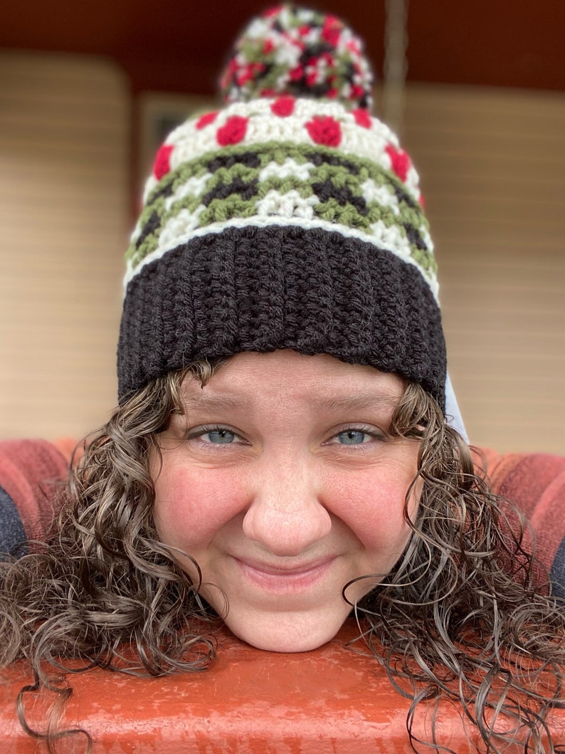 DIGITAL DOWNLOAD PATTERN - Flannel in the Orchard Beanie - Crochet ...