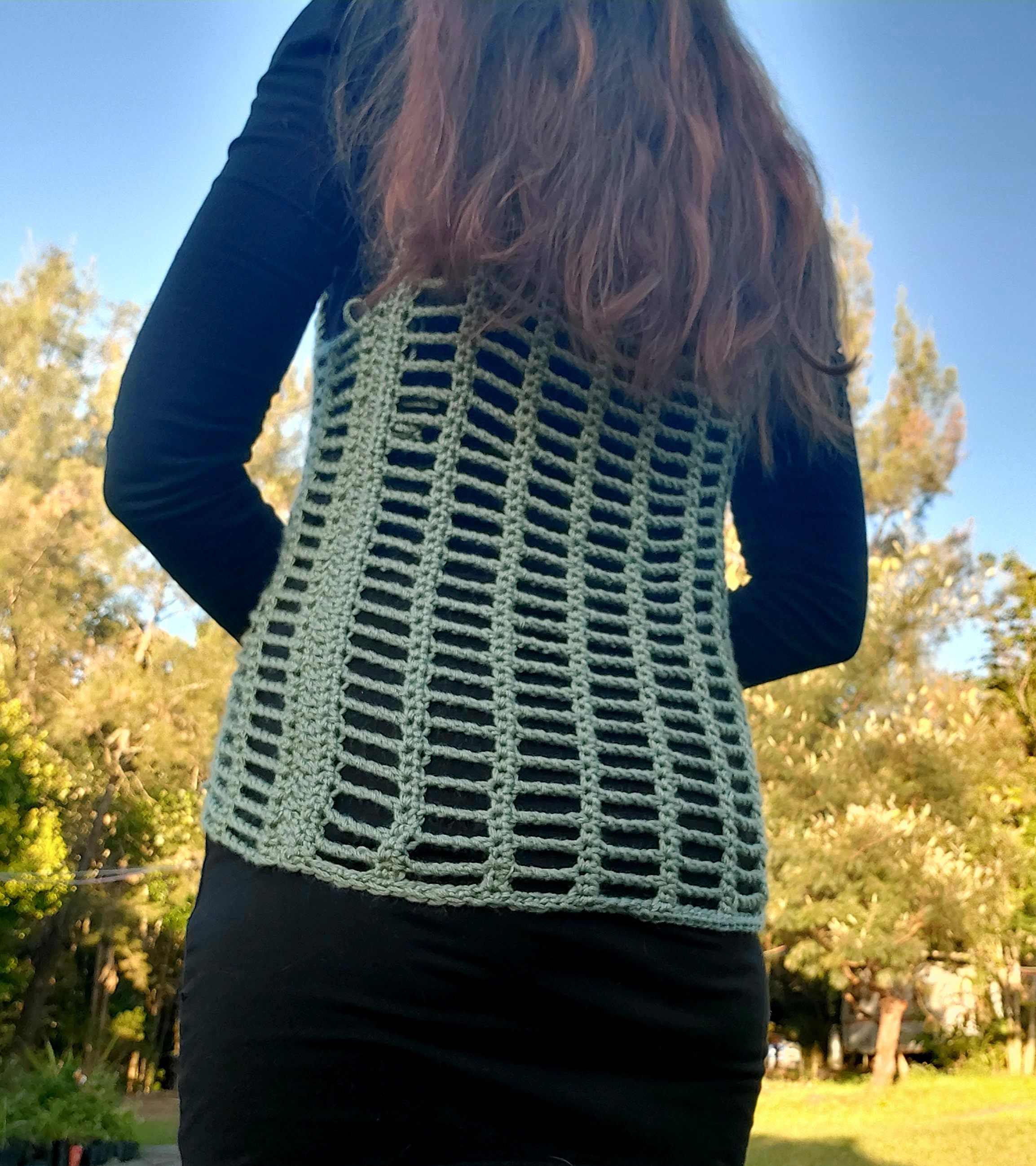 Crossed Out Tank Pattern Crochet Pattern Top Pattern With Beads - Etsy