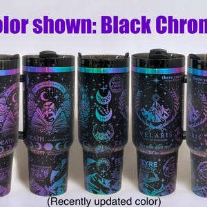 Red Rising Howler Themed 40oz Tumbler, Stanley Like Quencher, Laser ...