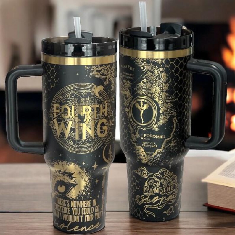 Fourth Wing 40oz Tumbler Wrap - Etsy