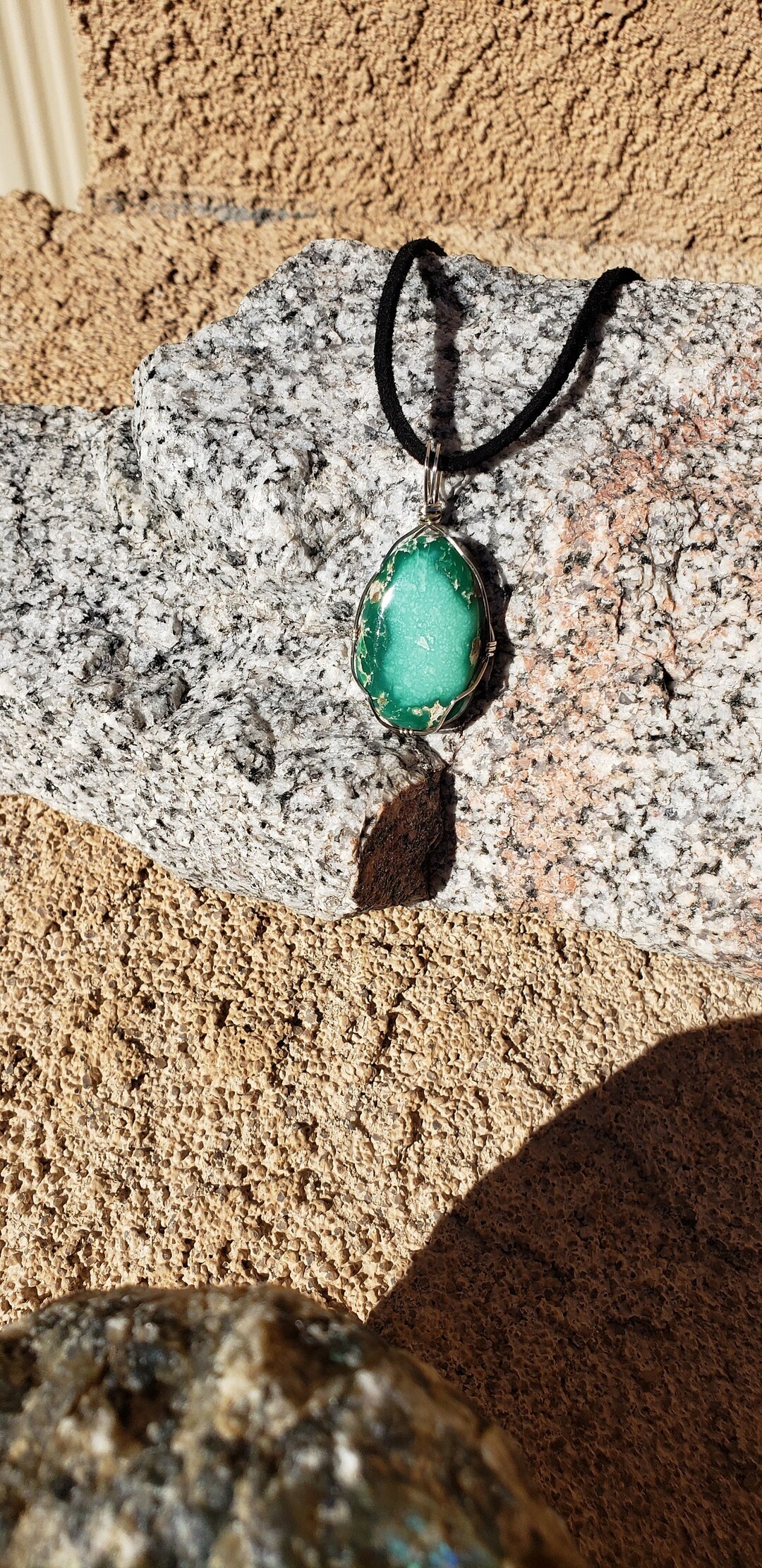 Variscite in Sterling Silver Pendant - Etsy
