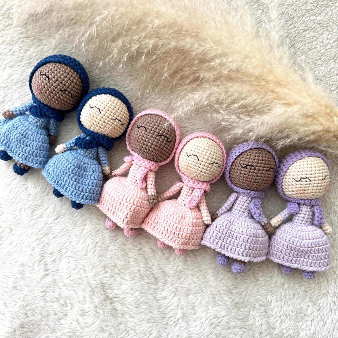 Crochet Hijab Doll: Amigurumi Muslim Gift, Ramadan Decor - Etsy