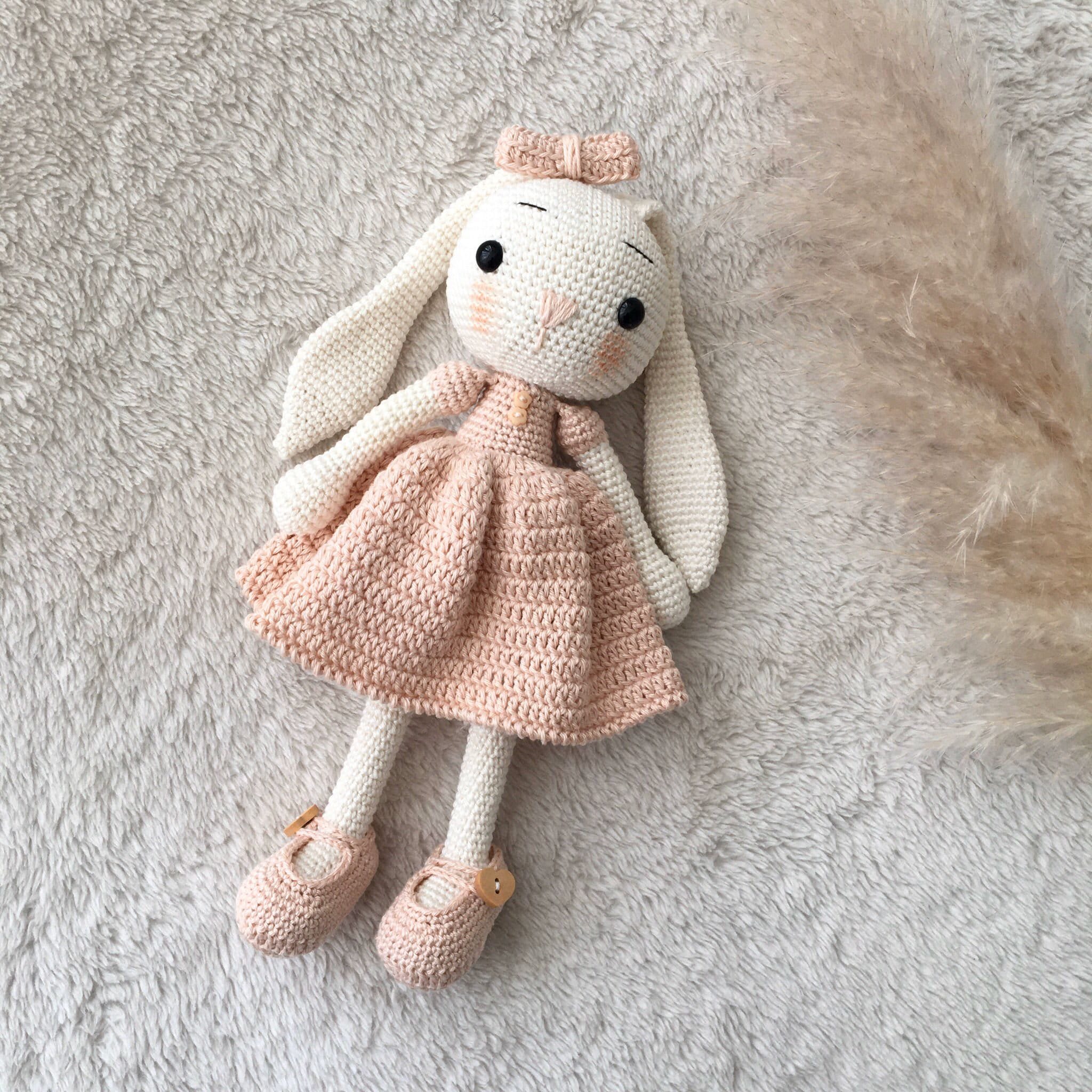 Amigurumi Rabbit Toy Bunny Rabbit Baby %100 Hand Made - Etsy
