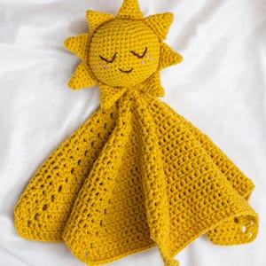 Sunshine Lovey Crochet Pattern - Etsy