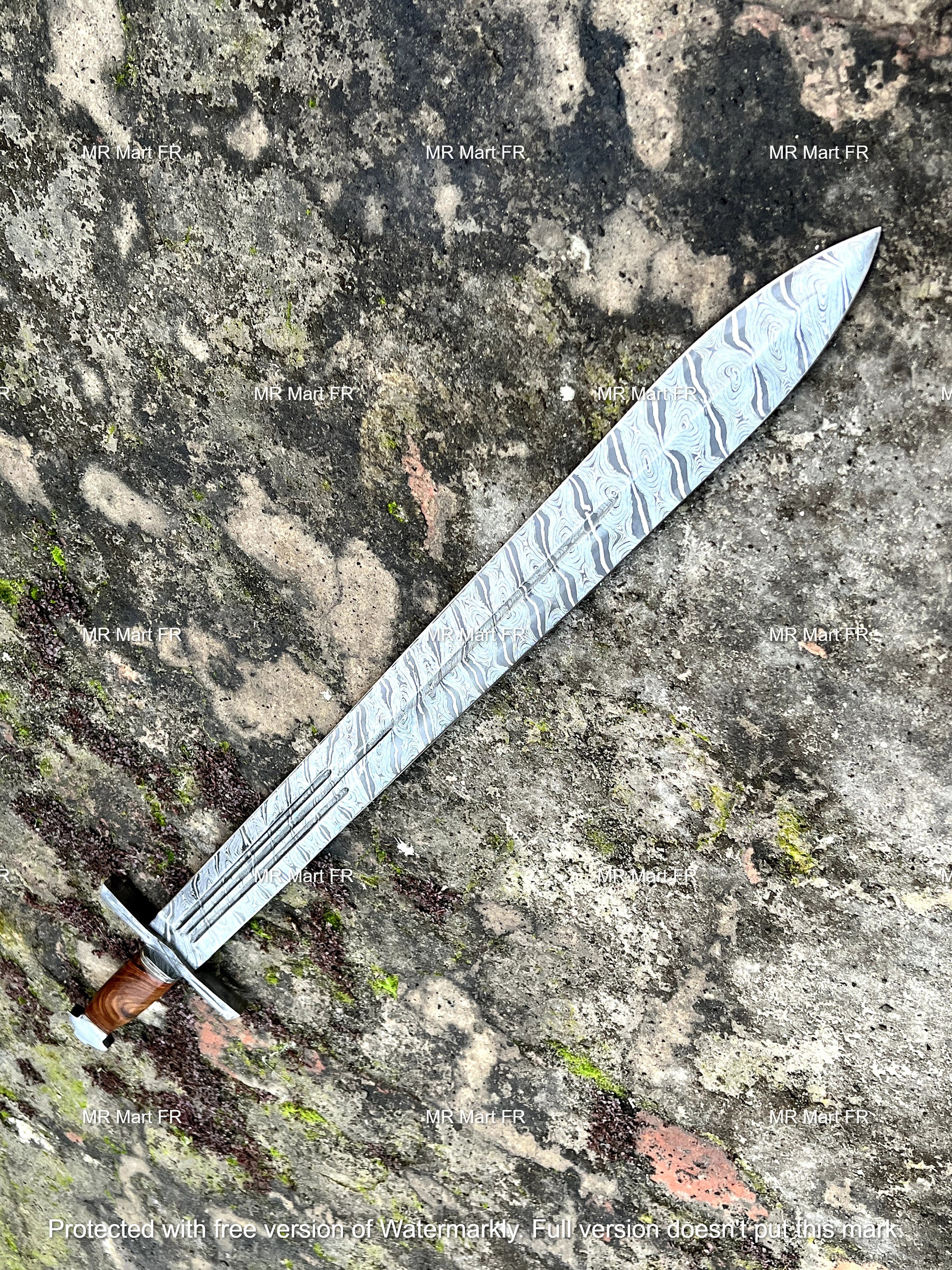 HAND FORGED SWORD Damascus Steel Viking Sword, Best Quality, Battle ...
