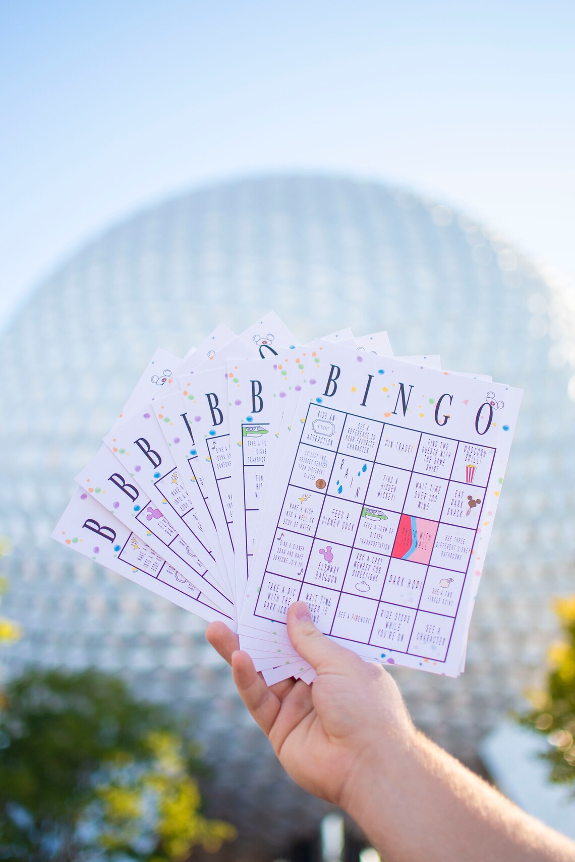 Disney Parks Bingo Family Fun for Kids & Adults Disney Gift | Etsy