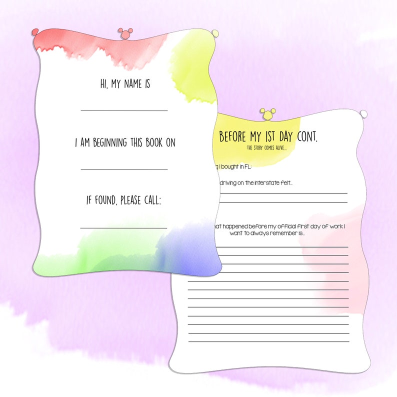 My Magical Activity Book Family & Kids Theme Park Fun - Etsy