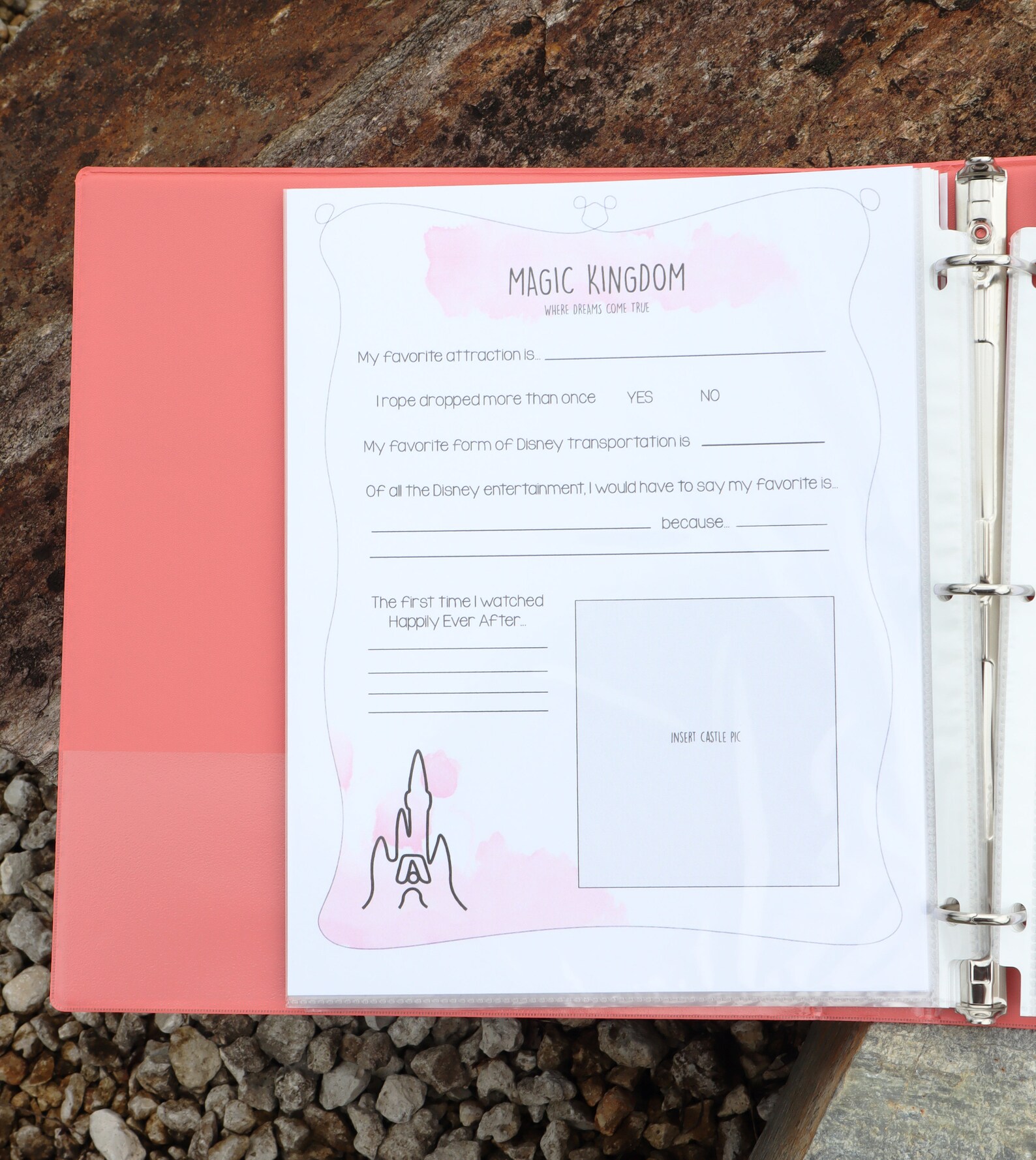 My Magical Activity Book Family & Kids Theme Park Fun - Etsy