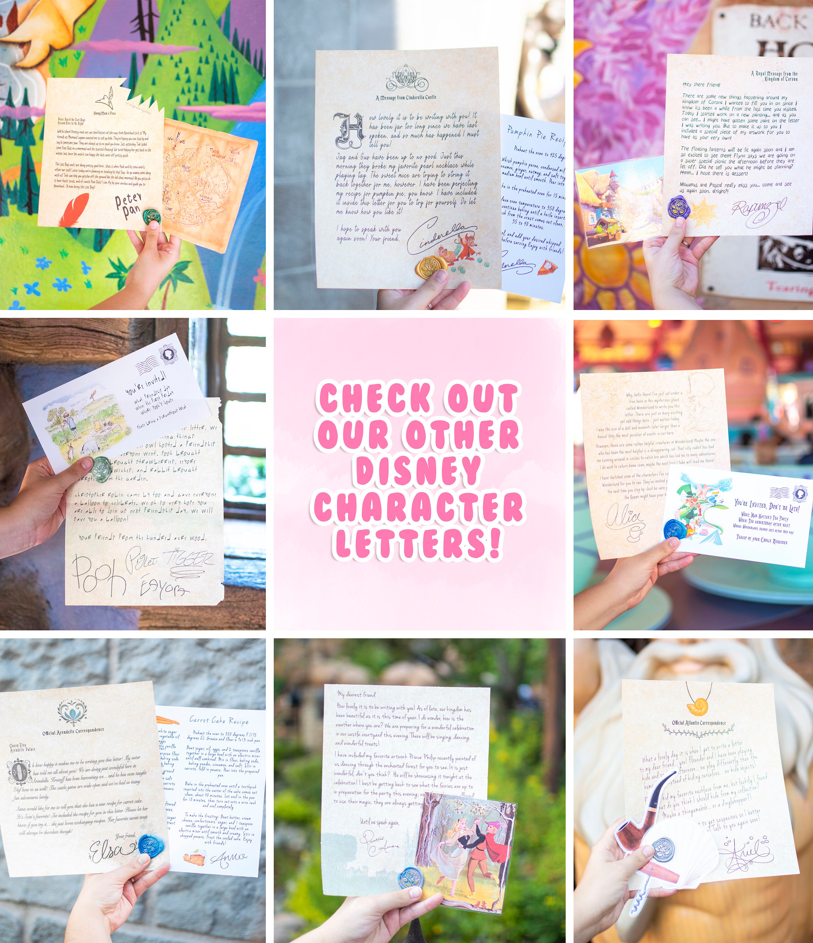 Personalized Letter From Your Favorite Disney Character - Etsy