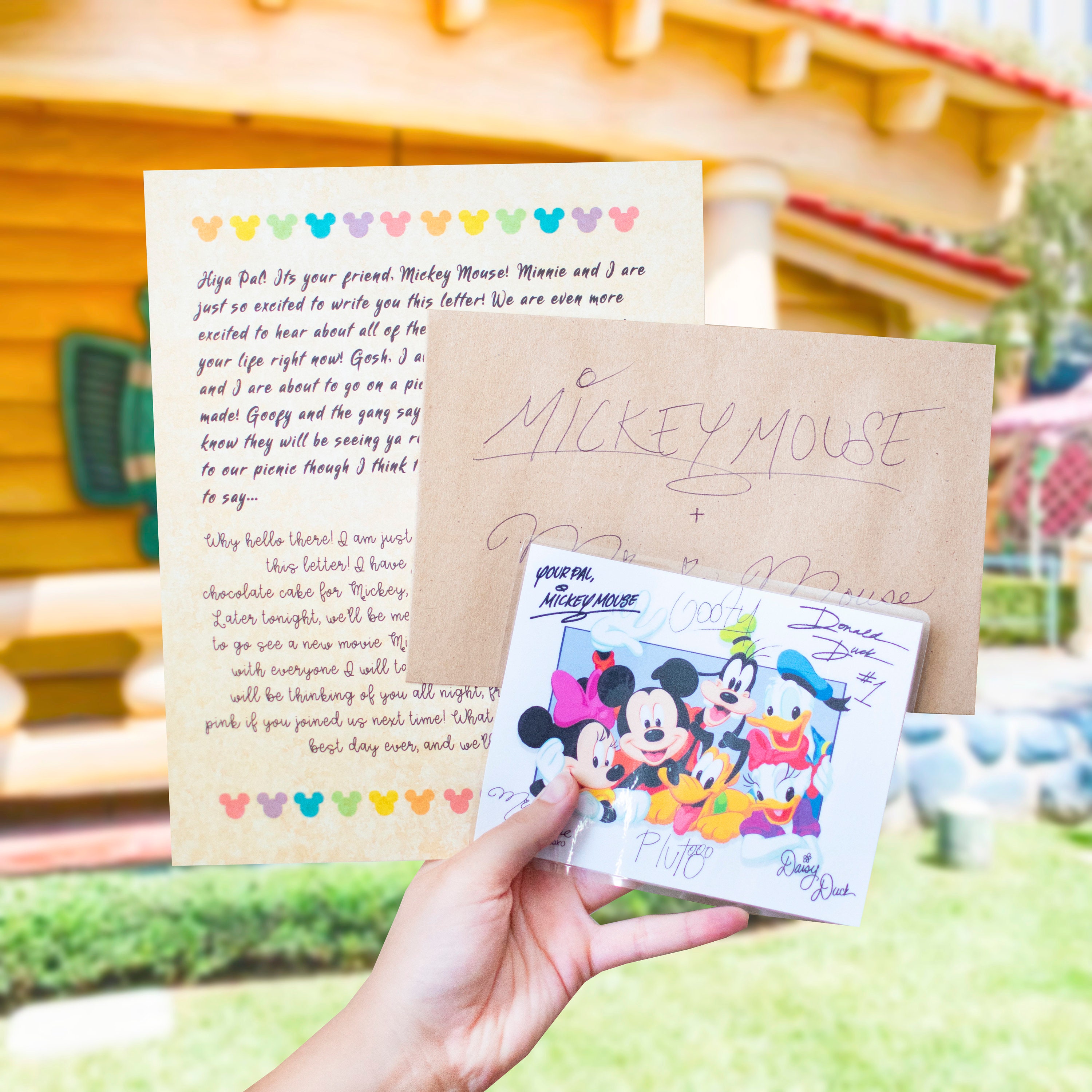 Letter From Mickey Mouse