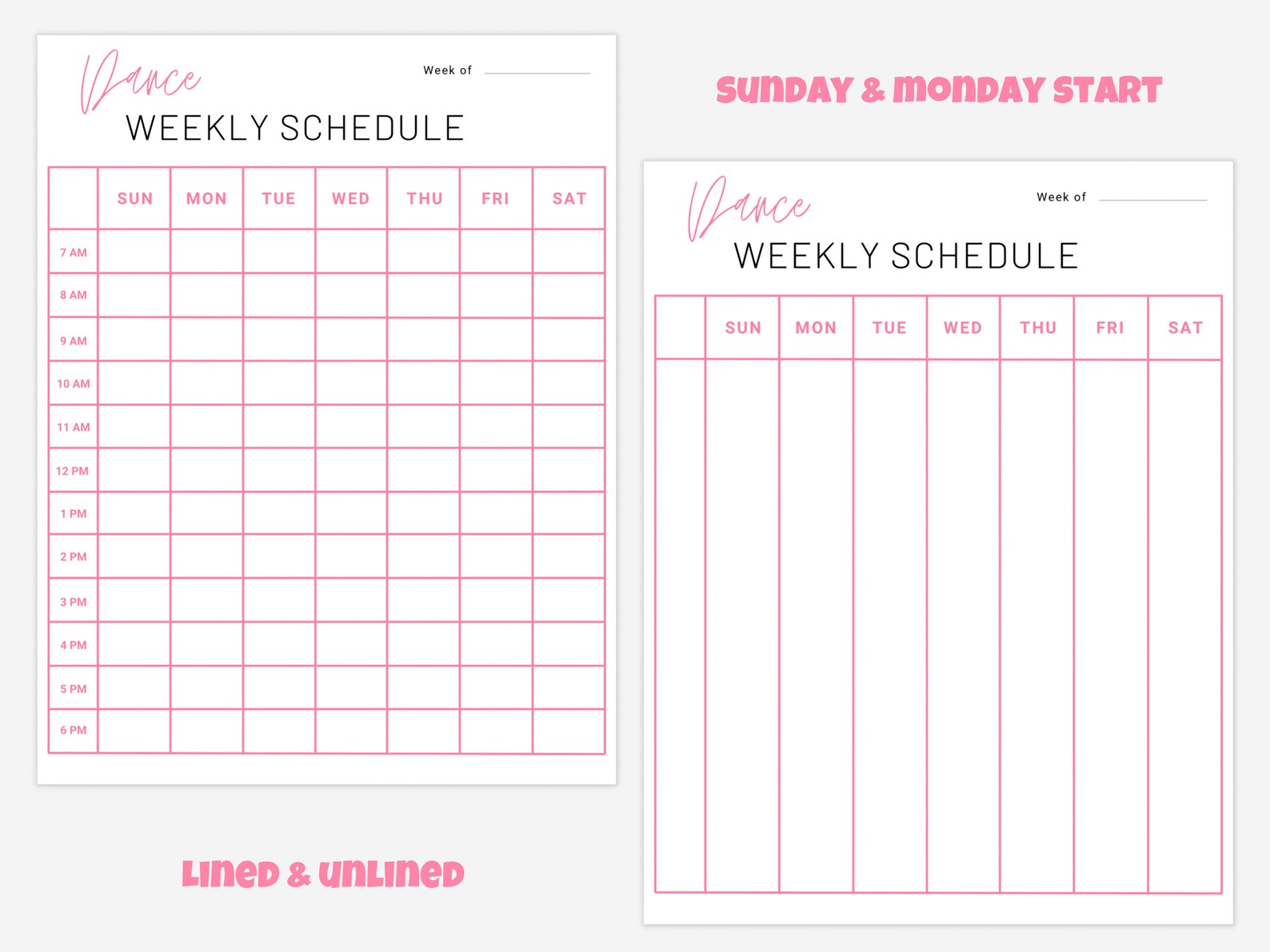 Dance Teacher Lesson Plan Bundle, Printable Class Planner, Attendance ...