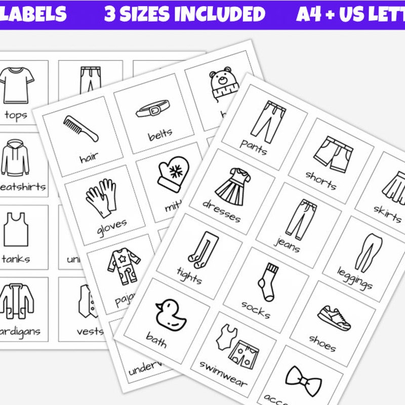 Dresser Labels - Etsy