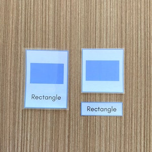 Shapes Flash Cards Printable Preschool Montessori - Etsy