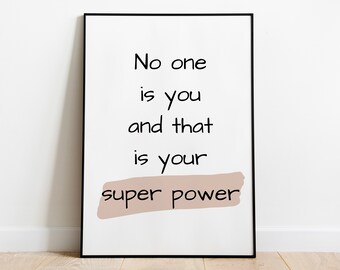 One Word Poster - Etsy