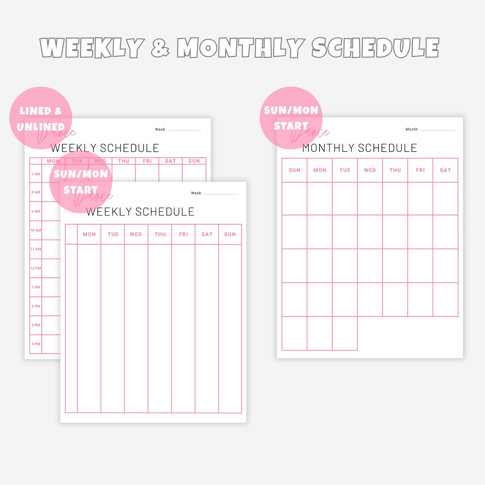 Dance Teacher Lesson Plan Bundle, Printable Dance Class Planner, Dance ...