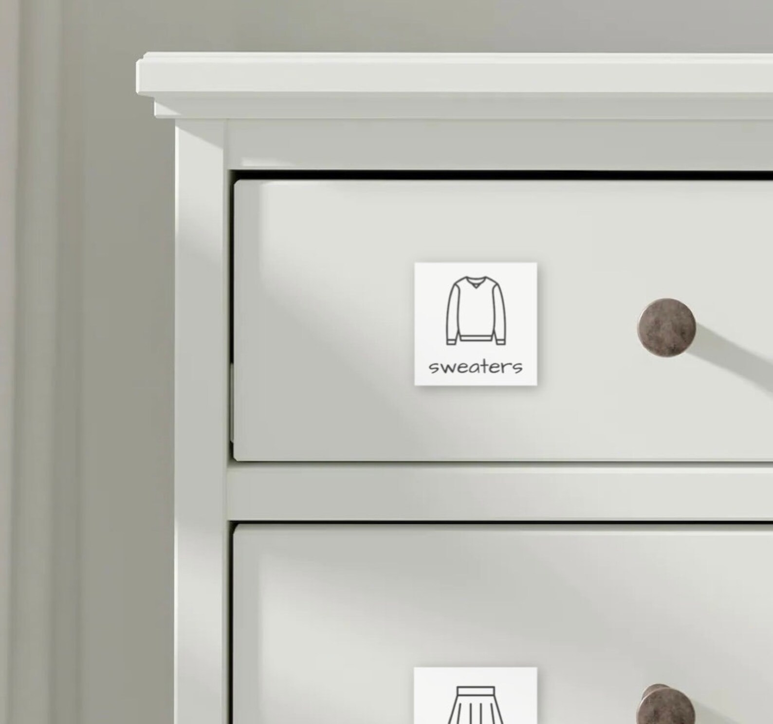 Kids Dresser Drawer Label, Closet Storage Label, Clothes Case Label ...