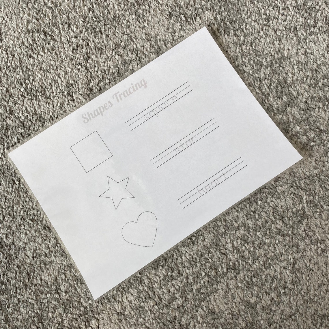 Shapes Busy Book for Toddler, Montessori Quiet Book, Preschool Kids ...