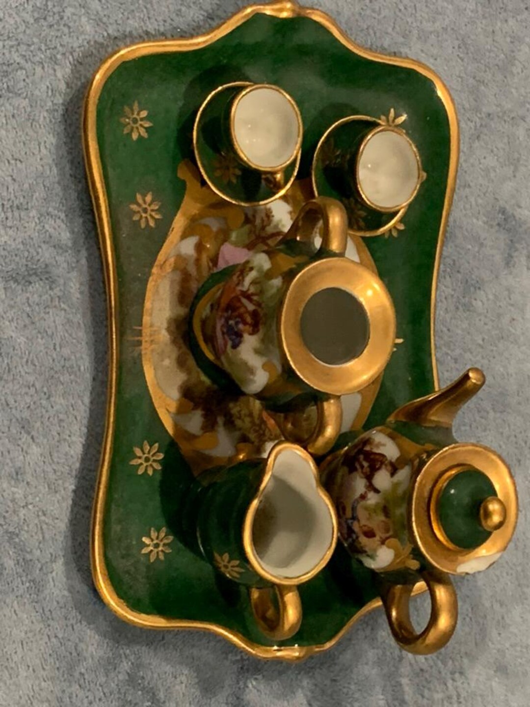 Miniature Limoges Tea Set - Etsy