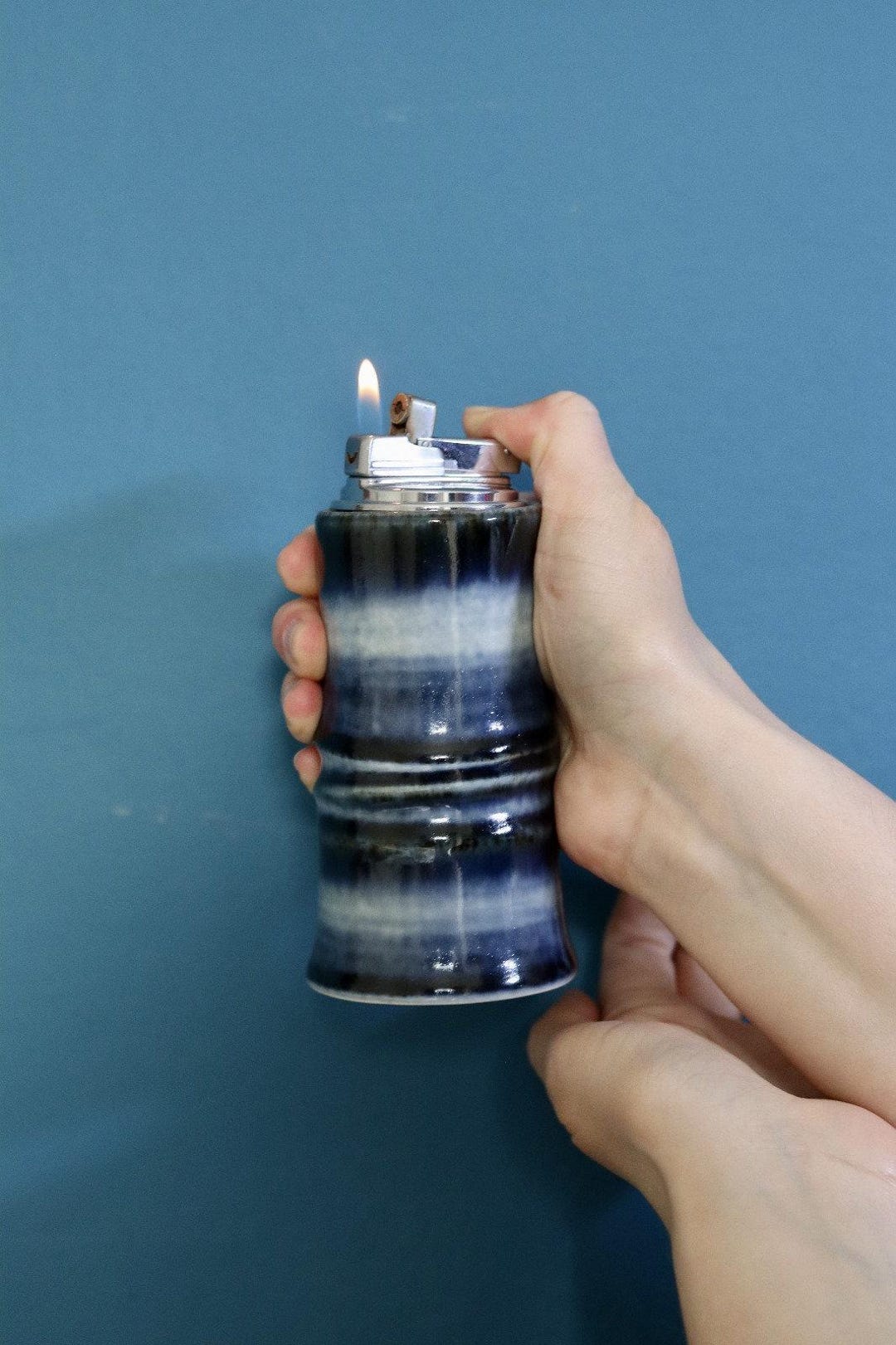 Porcelain Table Lighter by OLLE ALBERIUS for Rörstrand, Sweden. - Etsy