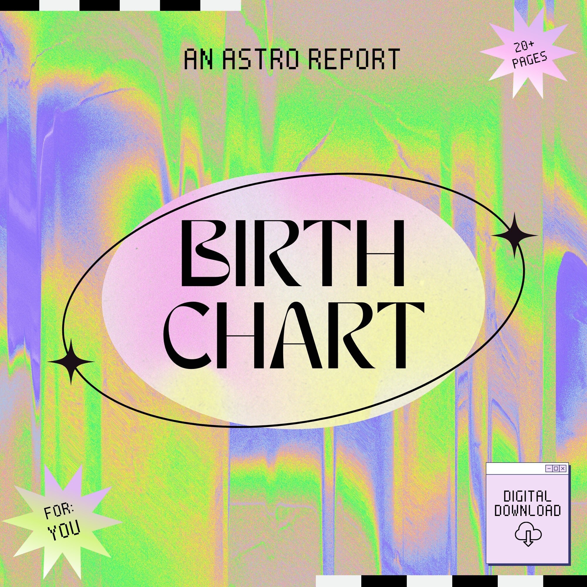 In-depth Birth Chart Reading, Astrology Reading, Birth Chart, Natal ...