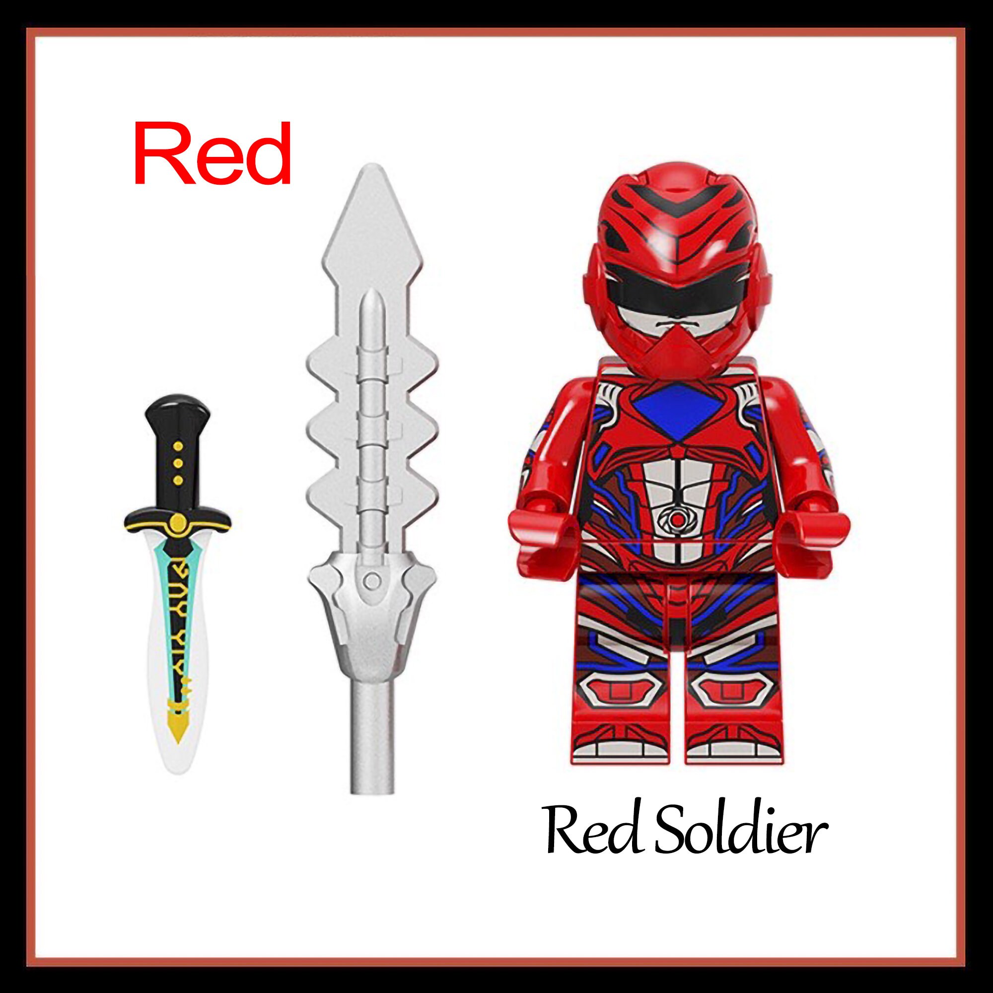 Power Rangers Minifigures Minifigures Set Custom Power - Etsy Australia