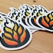 Holy Spirit Pentecost Flame Catholic Sticker Vinyl Sticker - Etsy