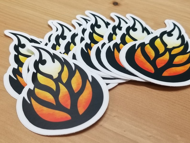 Holy Spirit Pentecost Flame Catholic Sticker Vinyl | Etsy