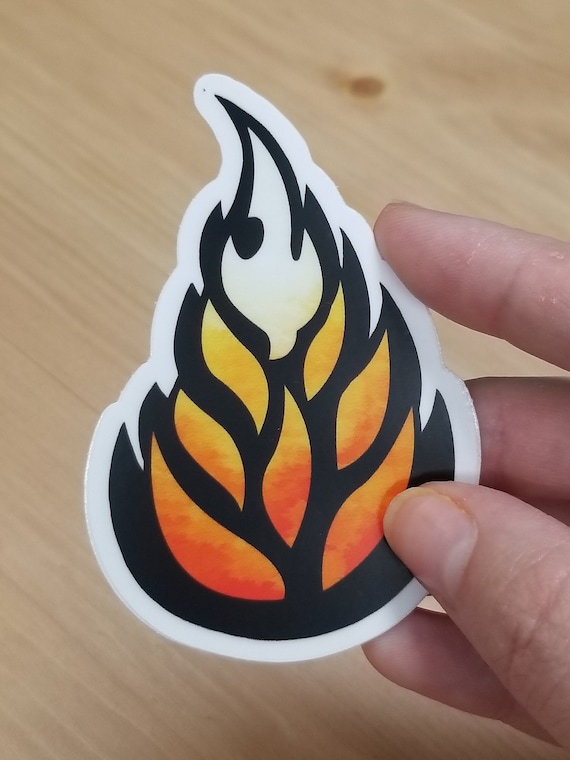 Holy Spirit Pentecost Flame Catholic Sticker Vinyl | Etsy