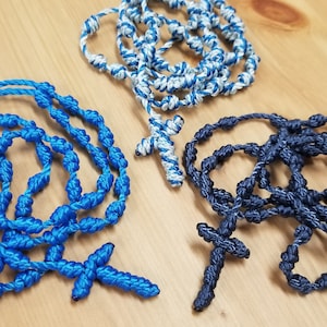 Knotted Rosary - Handmade Rosary - Twine Rosary - Cord Rosary - Etsy