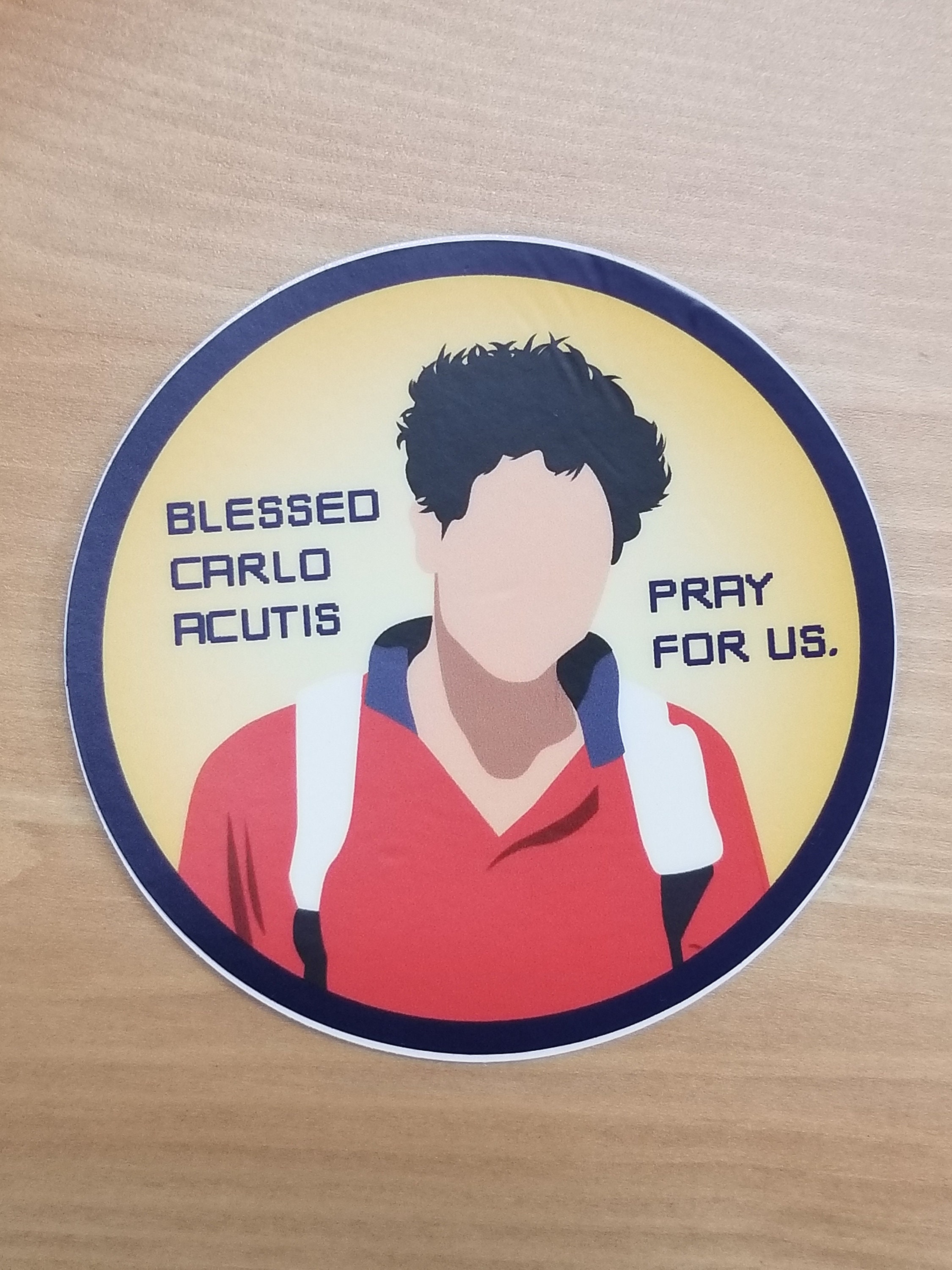 Blessed Carlo Acutis Sticker - Catholic Sticker - Vinyl Sticker - Etsy