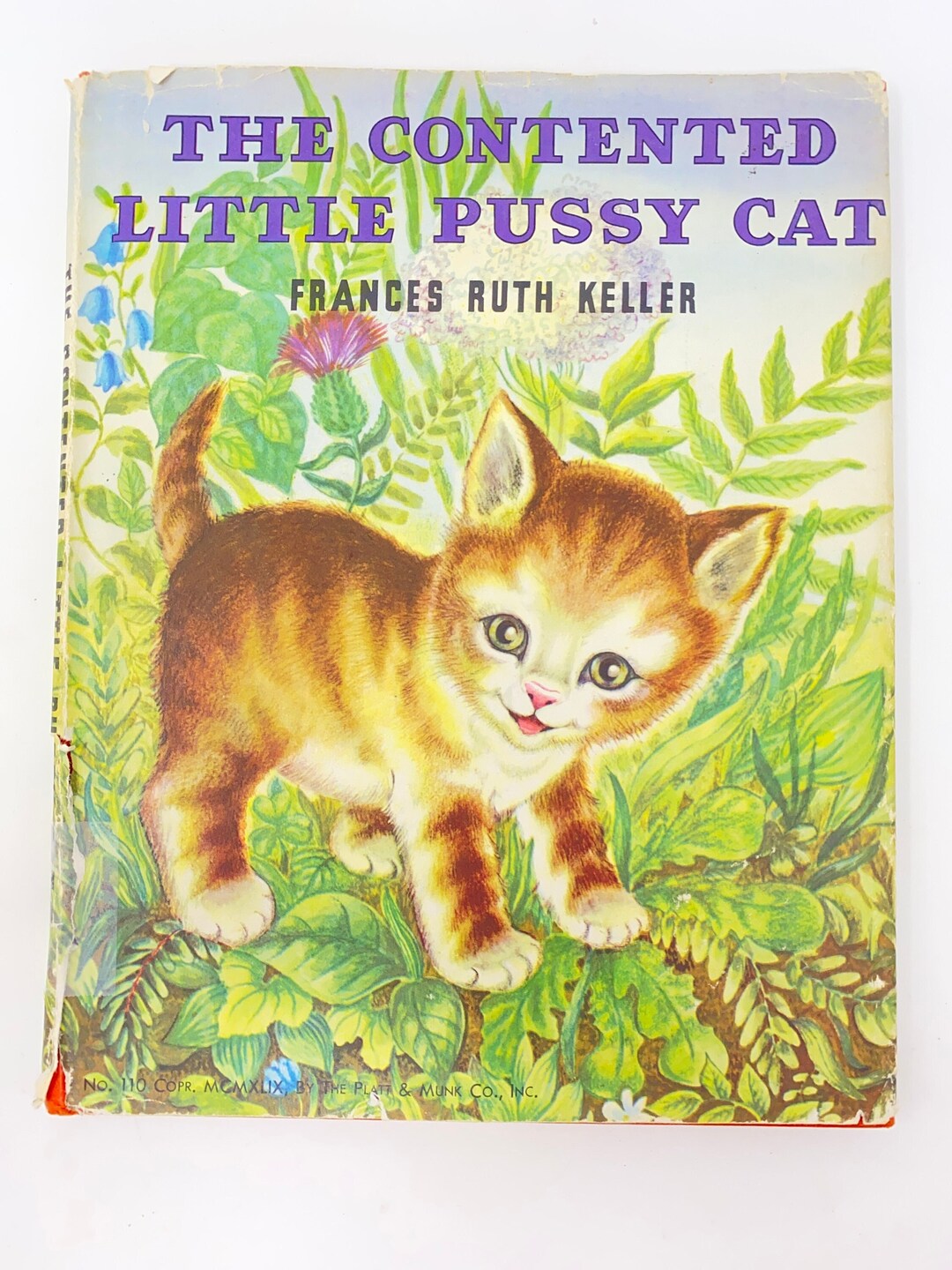 Vintage the Contented Little Pussy Cat by Frances Ruth Keller, 1949 ...