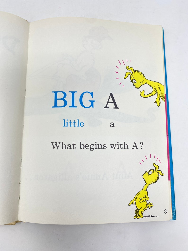 Vintage A B C by Dr. Seuss, First Edition, Book Club Beginner Book by ...
