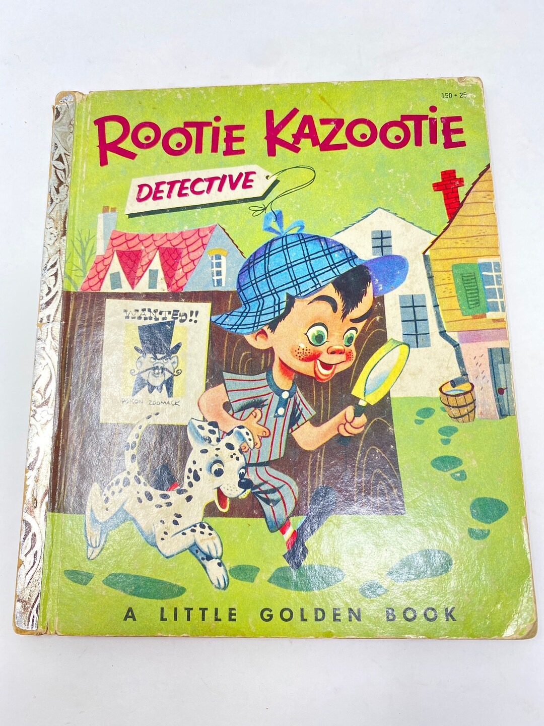 Vintage Rootie Kazootie Detective, 1953, B Edition, Little Golden Book ...