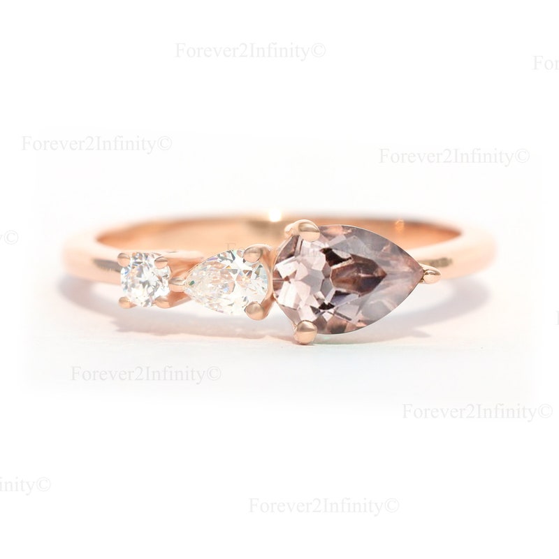 Morganite Ring - Etsy